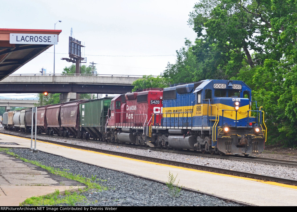 DM&E 6068, CP's Tomah Sub.